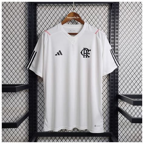 Camisa De Time Treino Branca 2023 Futebol Flmg Shopee Brasil