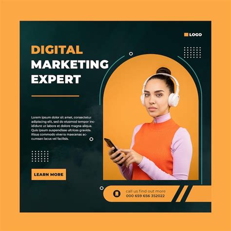 Premium PSD Creative Idea Digital Marketing Agency Template Social