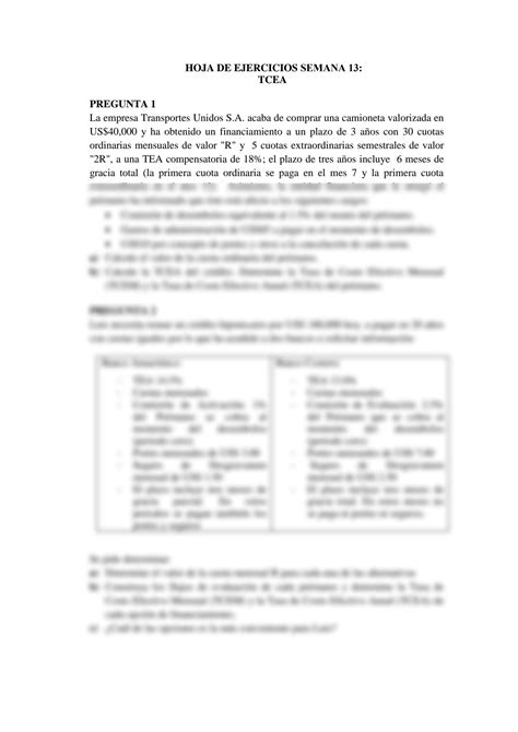 Solution Hoja De Ejercicios Semana Studypool