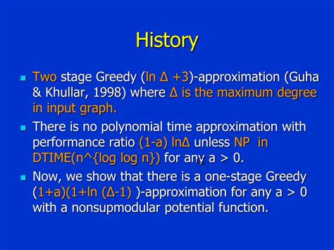 ppt greedy approximation with non submodular potential function powerpoint presentation id