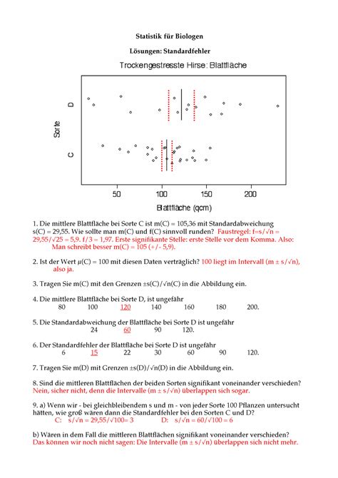 Loesungen Bung Mit L Sungen Statistik F R Biologen L Sungen