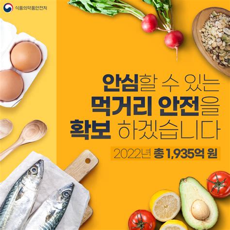 식품의약품안전처 on Twitter 안심할 수 있는 먹거리 안전을 확보하겠습니다 2022년 식약처 예산 중 총