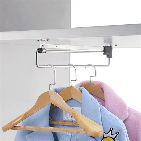 Amazon Ragyzity Heavy Duty Retractable Closet Pull Out Rod