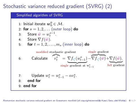 riemannian stochastic variance reduced gradient on grassmann manifold…