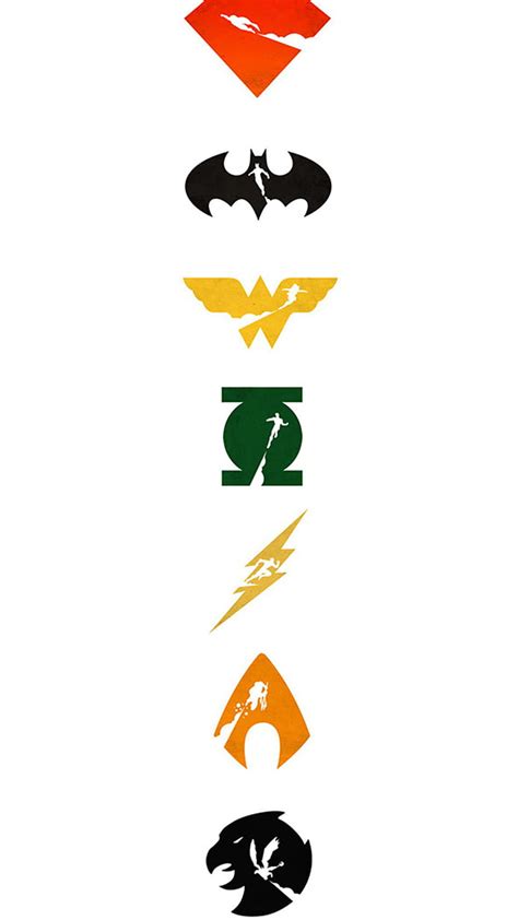Justice League Super Heroes Art Logo Justice League HD Phone