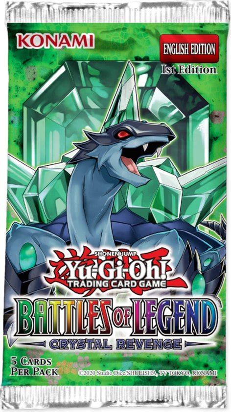 Yu Gi Oh Battle Of Legends Crystal Revenge Booster Pack YU GI OH