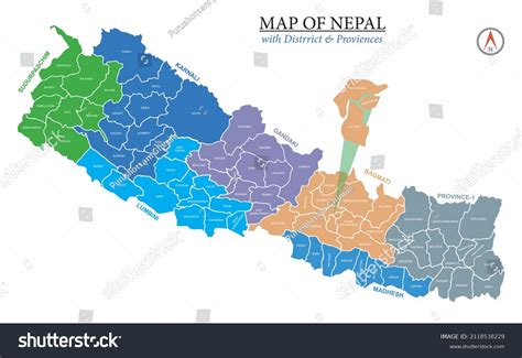 Map Of Nepal With 77 Districts Updated Map Of Nepal With 58 OFF