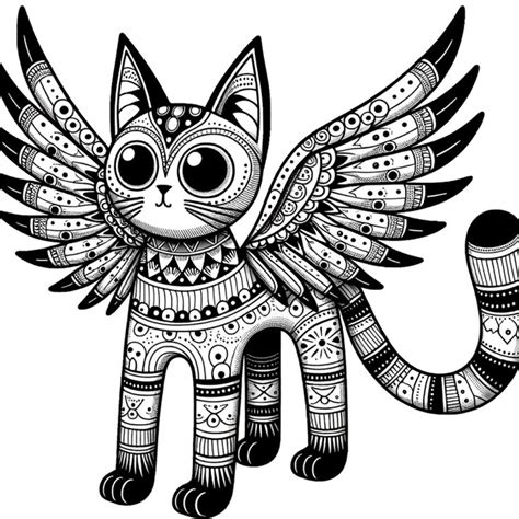 ALEBRIJES GATUNOS PARA COLOREAR EL DÍA DE MUERTOS Imagenes Educativas