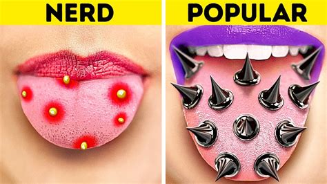 TRUCOS GENIALES PARA SER POPULAR EN LA ESCUELA Nerd Pobre Vs Popular
