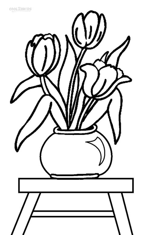 Tulipani Da Colorare Disegni Per Bambini Da Stampare