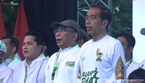Peringati Abad Nahdlatul Ulama Presiden Jokowi Hadiri Jalan Sehat