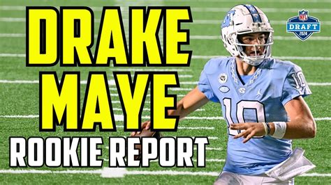 Drake Maye Rookie Scouting Report 2024 NFL Draft Dynasty Prospect