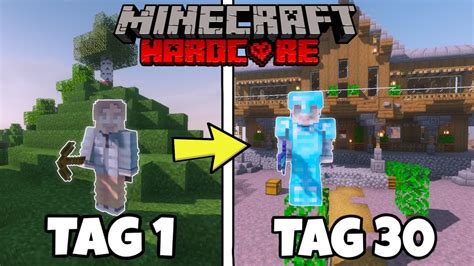 Ich überlebe 100 Tage Minecraft Hardcore 100 Tage in Minecraft
