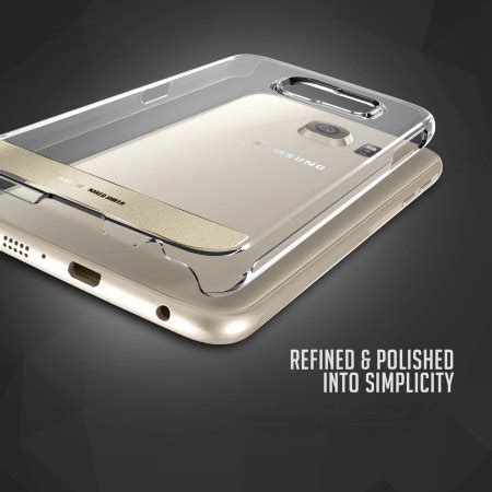 Obliq Naked Shield Samsung Galaxy S6 Case Clear Gold Reviews