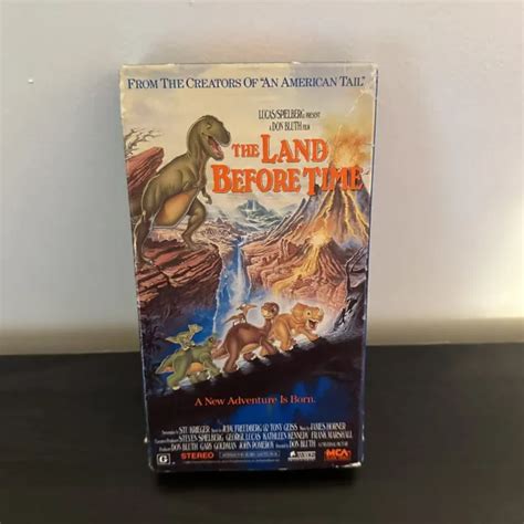 THE LAND BEFORE Time VHS Video Tape MCA Universal Original Movie