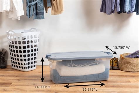 Rubbermaid Roughneck Clear Qt Gal Storage Containers Pack Of