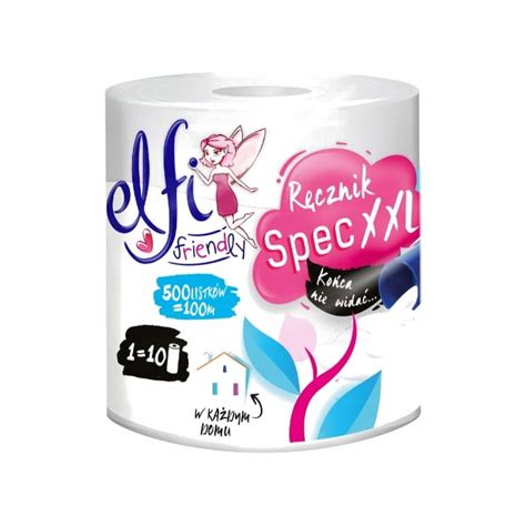 Ręcznik papierowy kuchenny ELFI SPEC FRIENDLY 100m 13359410545 Allegro pl