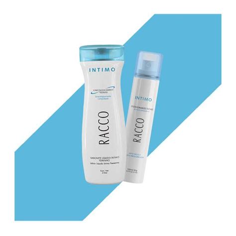 Kit Racco Sabonete E Desodorante Intimo Higiene E Proteção