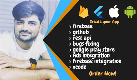 do mobile app development in flutter for ios and android by fluttertech fiverr