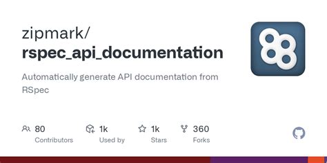 github zipmark rspec api documentation automatically generate api documentation from rspec