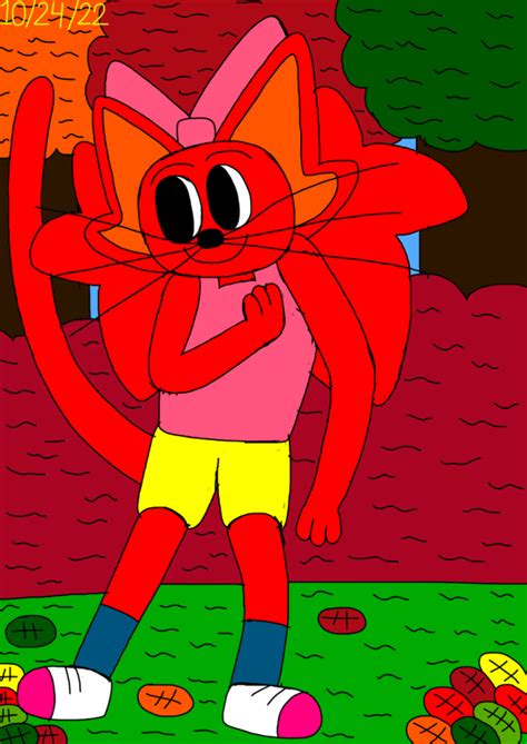 Naimahtaylor On Tumblr Heres A Fanart Of My Female Anthropomorphic Red Cat Oc Ana And She Is