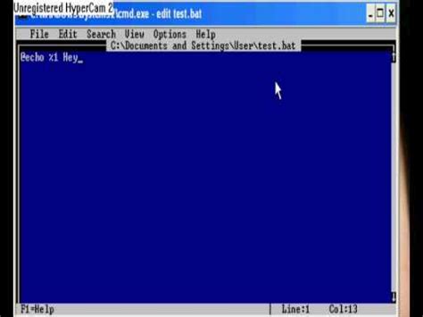 How To Create Batch Bat Files Using Command Prompt CMD YouTube