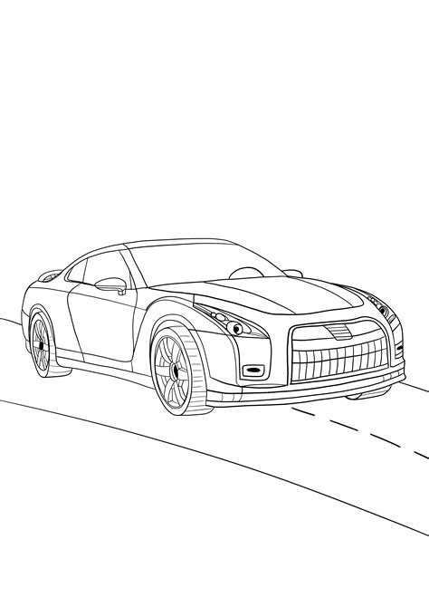 Dibujos De Nissan Gtr Para Colorear E Imprimir Grandes Porn Sex Picture