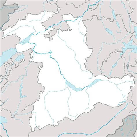 Berne carte vierge du canton Média Encyclopædia Universalis