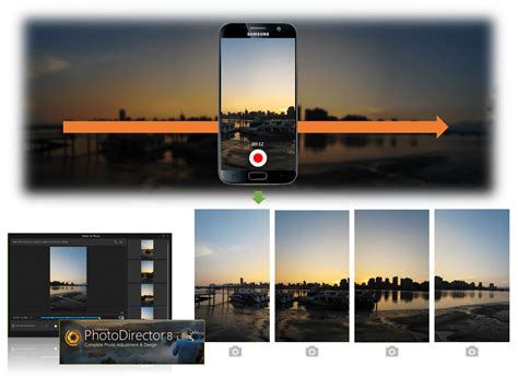 how to a create panorama photo from a video