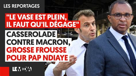 Le Vase Est Plein Qu Il D Gage Casserolade Contre Macron Grosse