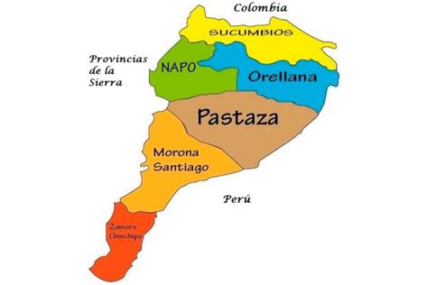 Provincias de la Region Amazónica