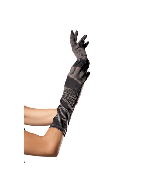 Leg Avenue Satin Elbow Length Gloves