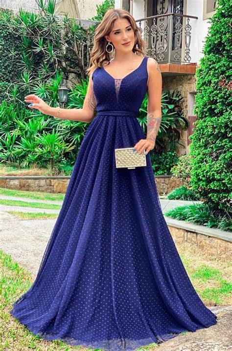 Modelo De Vestido De Madrinha Azul Royal Atelier Yuwa Ciao Jp