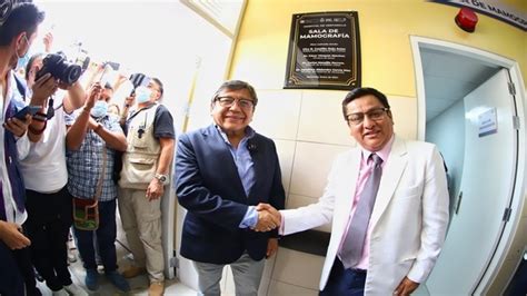 Gobernador Ciro Castillo Rojo inaugura sala de mamografía en el