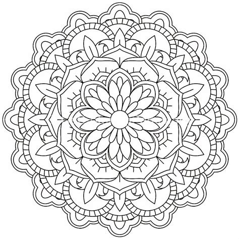 Coloriages de Mandala à imprimer et colorier Maison Bonte Votre