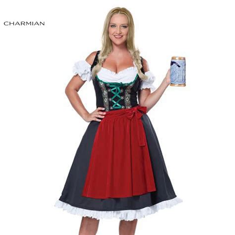 Charmian Sexy Oktoberfest Costumes German Beer Girl Cosplay Off