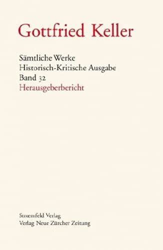 Sämtliche Werke Historisch Kritische Ausgabe Band 32