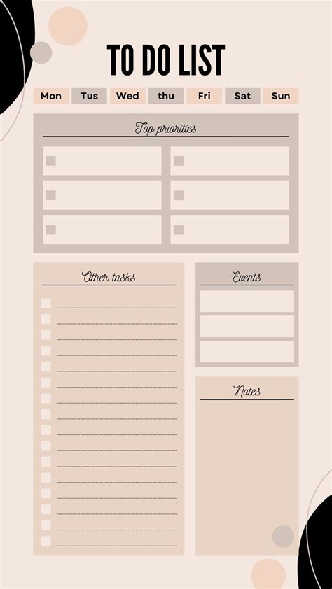 Minimalist Daily To Do List Printable Customizable In 2024 To Do