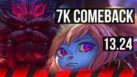 Ornn Vs Poppy Top Comeback Games Br Master Youtube
