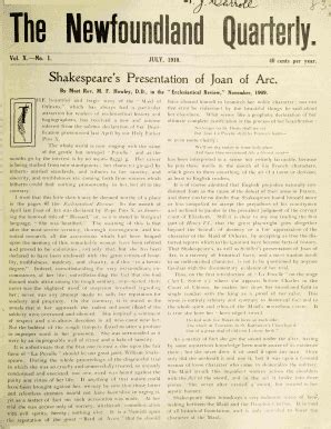 Fillable Online Shakespeare S Presentation Of Joan Of Arc Fax Email