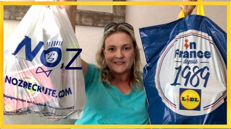 Haul Noz Du Jamais Vu Et Retour De Courses Lidl Youtube