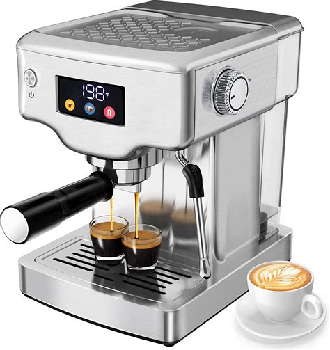 Homtone Espresso Machine Bar Stainless Steel Espresso Machine With