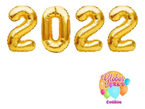 Kit Globos Numeros 2023 Metalizados Dorado Y Plata De 40cm MercadoLibre