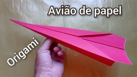 Como Fazer um avião de papel que voa muito JATINHO Como Fazer