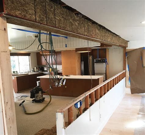 Opening A Load Bearing Wall Between Kitchen And Living Room Baci