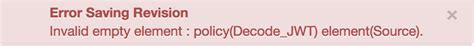 DecodeJWT Policy Deployment Error Troubleshooting Apigee Google Cloud