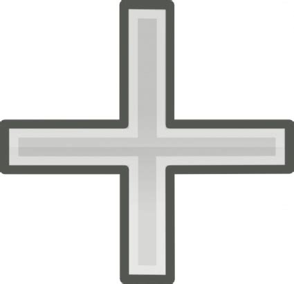 Plus Sign Clip Art Library