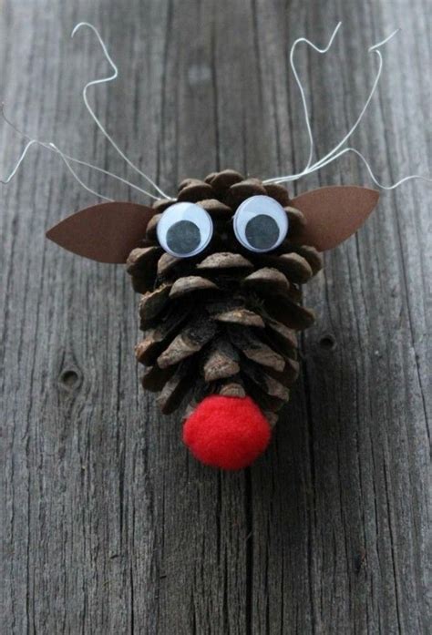 Pommes de pin pour la déco de Noël 58 idées en photos Decoration
