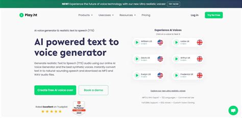 Play Ht AI Voice Generator Text To Speech Trending AI Tools