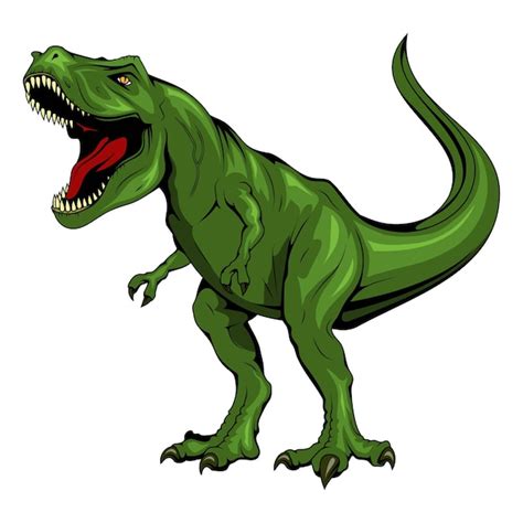 Dinossauro Rex Ilustração vetorial de um dinossauro carnívoro da era